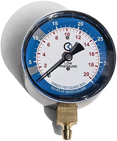 Amazon.com: KGAUGE Gas Pressure Testing Kit, 0-35" W.C, Convenient Kit ...