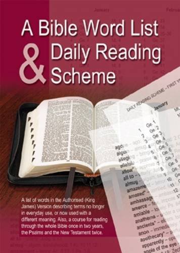 Bible Word List and Daily Reading Scheme: 9781862282599: Amazon.com: Books