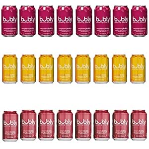 Amazon.com: Bubly Cherry Raspberry Mango Sparkling Water 12 fl oz 24 Pk by Qualitatt : Grocery ...
