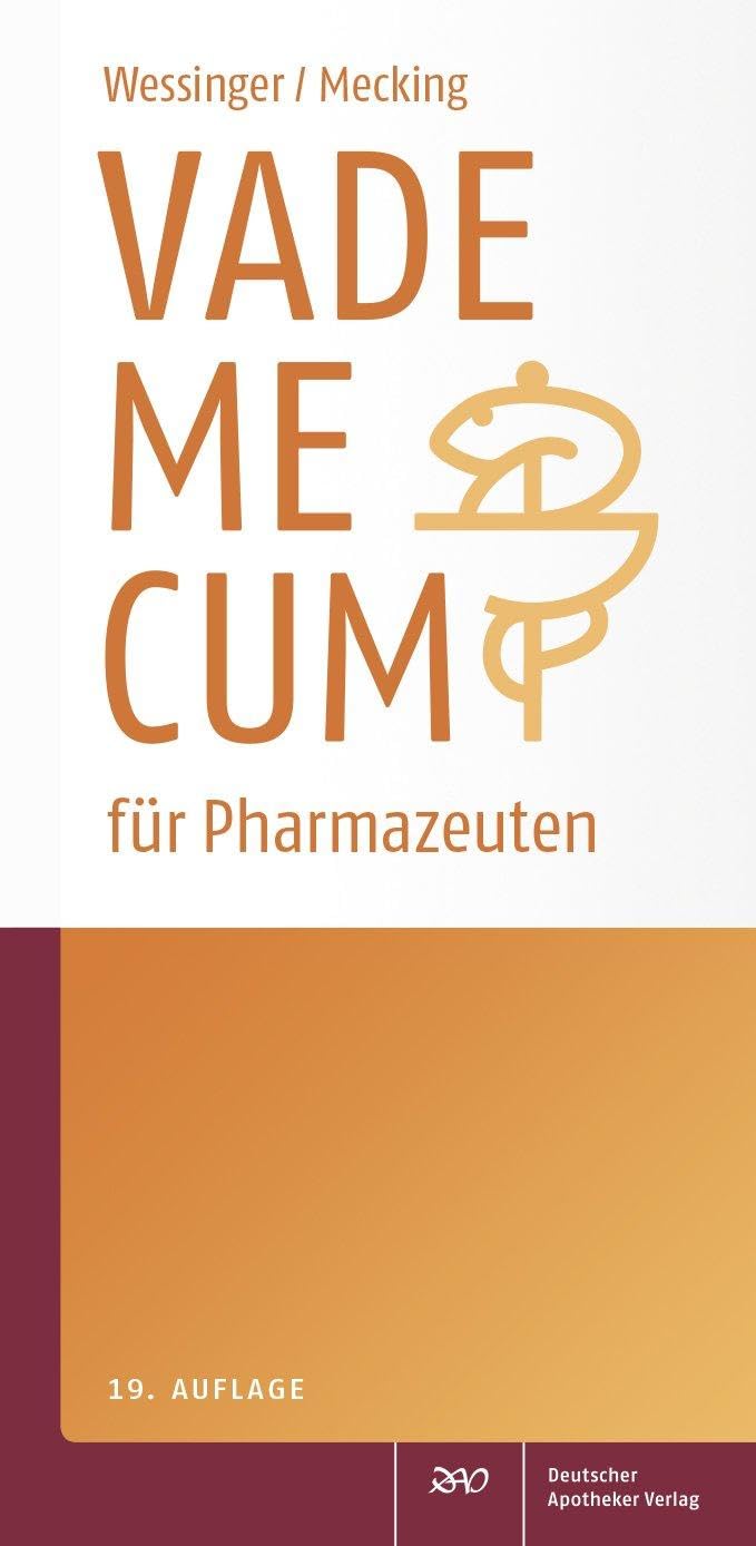 Vademecum für Pharmazeuten : Sarah Wessinger, Bettina Mecking: Amazon ...