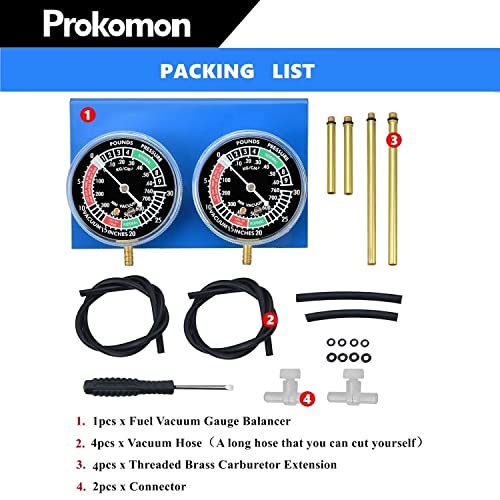 Snapklik.com : Prokomon Motorcycle Carb Synchronizer