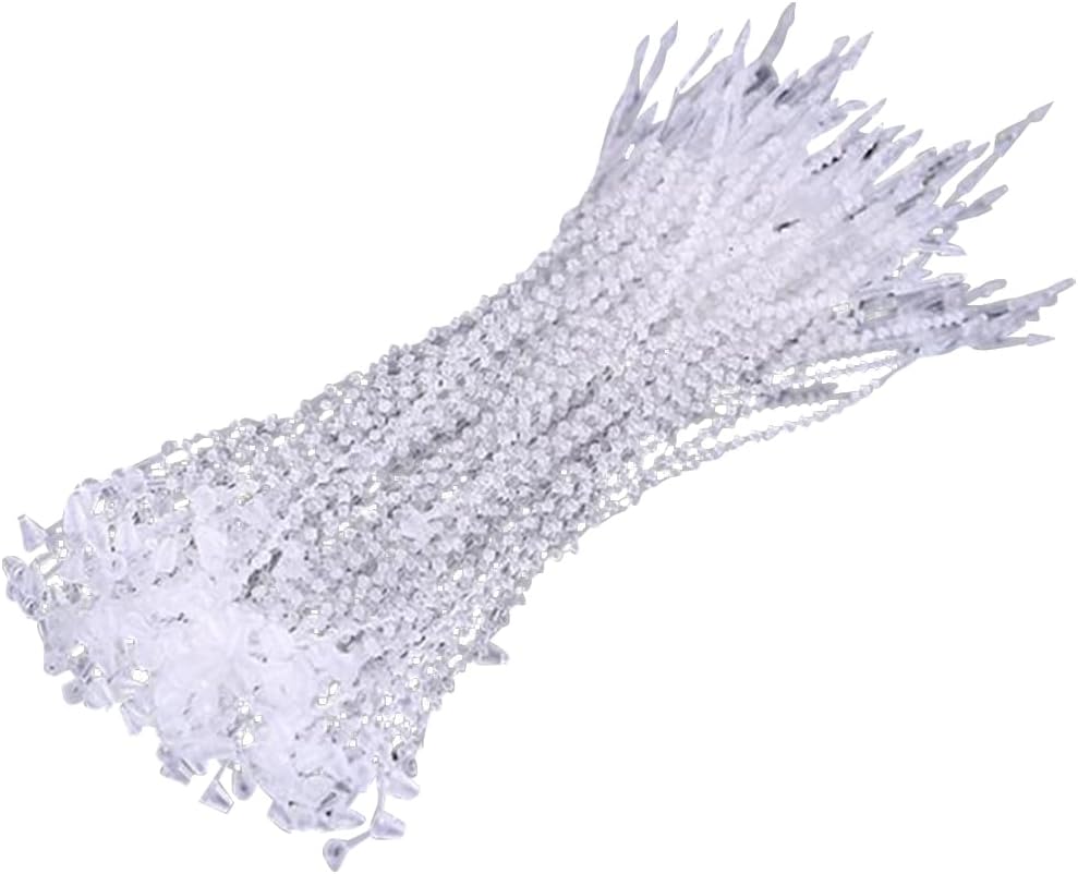 Amazon.com: GSHLLO 1000 Pcs Plastic Beaded Fasteners Snap Lock Pin ...