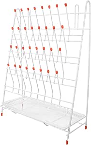 iplusmile Lab Tube Drying Rack: 4 Layers 32 Peg Laboratory Beaker ...