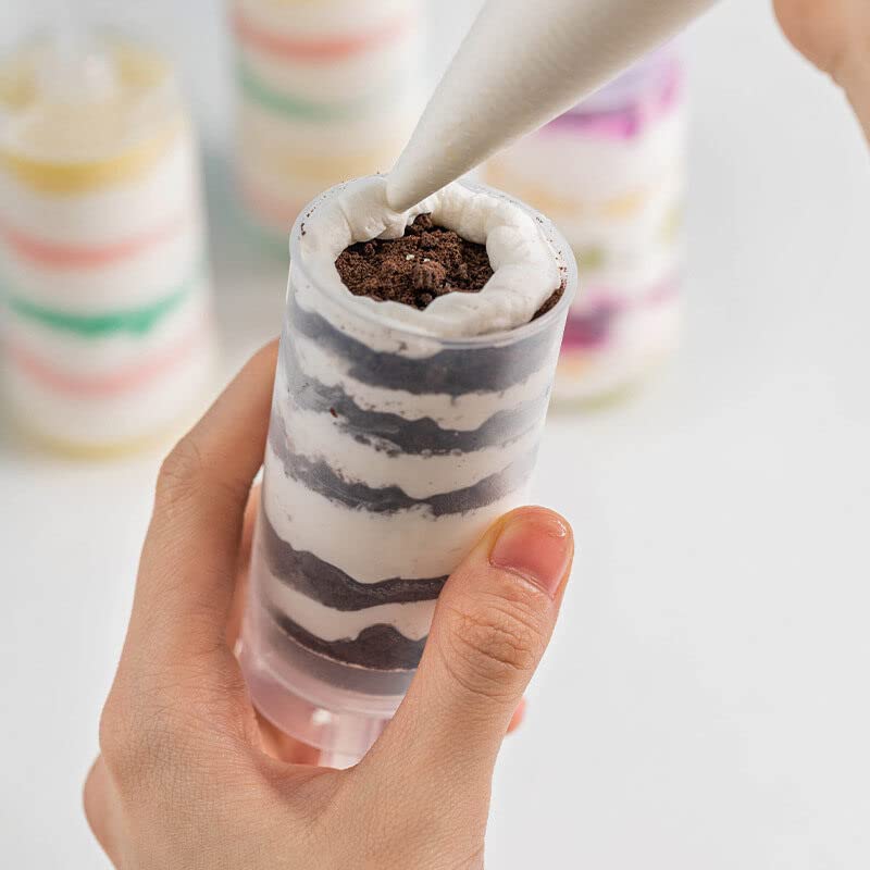 5PCS Round Cake Push Pop Containers for Parties Cake Push- Pops ...