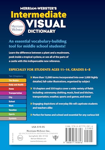 Snapklik.com : Merriam-Websters Intermediate Visual Dictionary