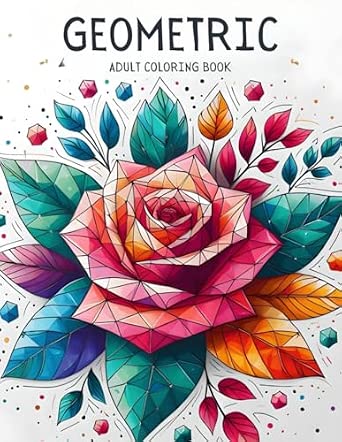 Amazon.com: Geometric Adult Coloring Book: Perfectly Satisfying ...
