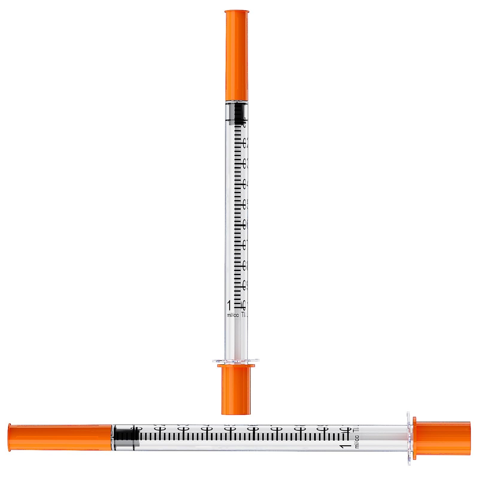 Amazon.com: U-100 1mL/cc Lab Syringes with 30G 1/2" (12.7mm ...
