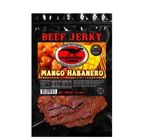 Amazon.com: Jurassic Jerky Mango Habanero Jerky – Beef Jerky with ...