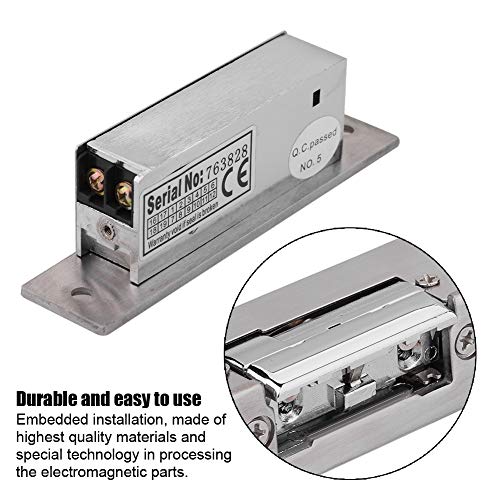 12V Adjustable Narrow-Type Electric Strike Door Lock Double Unlock Mode ...