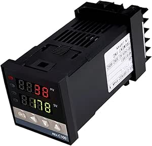 Amazon.com: KSLLXMYF REX-C100 110V to 240V 0 to 1300 Degree Temperature Probe Alarm Digital PID ...