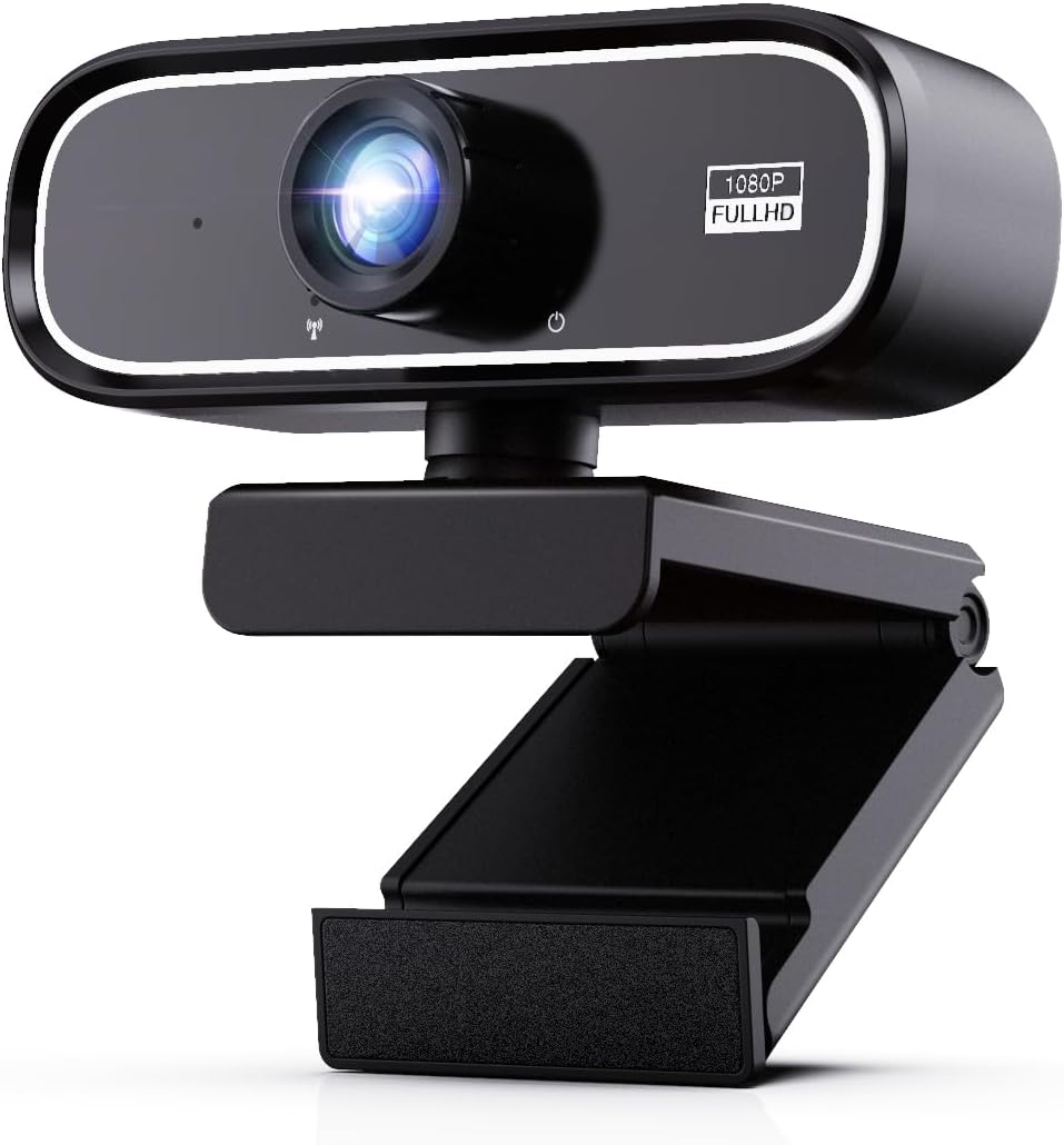 Webcam 1080P Full HD 2 Megapixel Ultra Wide Angle Lens with Automatic ...