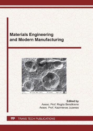 Buy Materials Engineering and Modern Manufacturing: Volume 320 (Solid State Phenomena, Volume ...