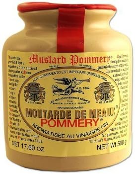 Pommery Moutarde De Meaux Mustard in Stone Jar - 500 Gram by Pommery ...