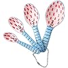 Amazon.com: Ceramic Measuring Spoons Set of 4 for Cooking and Baking ...