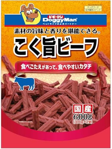 Amazon.co.jp: ドギーマン こく旨ビーフ 600g : ペット用品