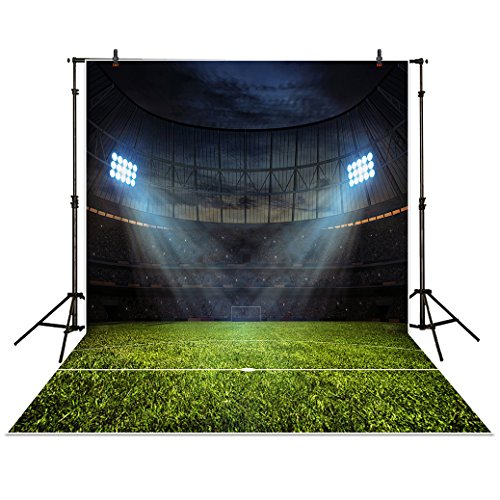 Funnytree 5x7ft Wrinkle Free Polyester Fabric Sports Stadium Field ...