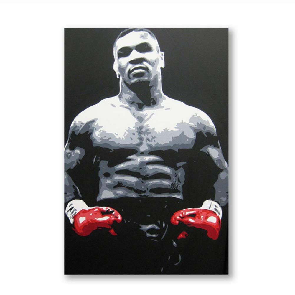 Buy 5STARS Painting Mike Tyson Painting Boxing Sports Paint Home ...
