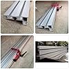 T Nut Rail Mitre Rail, 75 Type 1200 mm T Rails, Aluminium T-Slot Guide ...