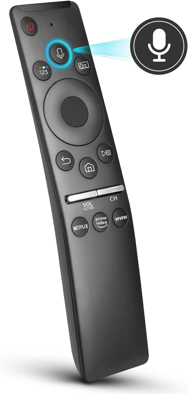 Amazon.com: Voice Remote for Samsung Smart TV QLED UHD Frame Curved ...