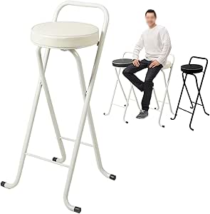 Amazon.com: Foldable Breakfast Kitchen High Chair for Adults, Round ...