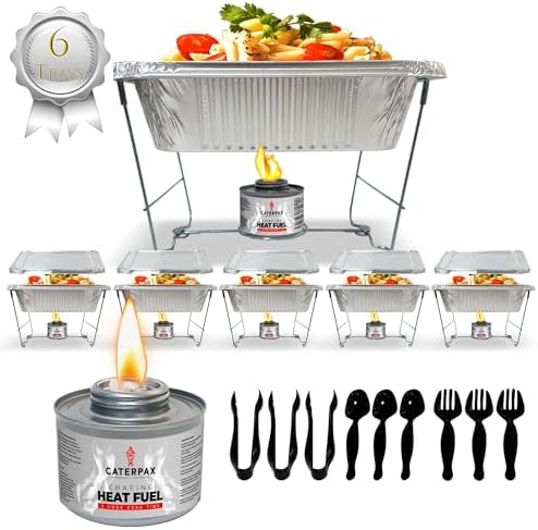 Amazon.com: Chafing Dish Buffet Set Disposable | Buffet Servers and ...