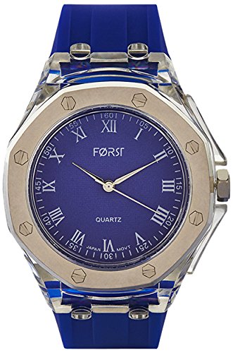 Forst White & Blue Waterproof Analogue Watch for Men : Amazon.in: Watches