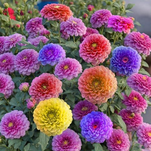 Amazon.com : Zinnia Seeds: 800+ Vibrant Blooms, Non-GMO, Easy Outdoor ...