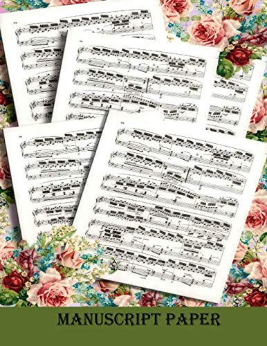 Manuscript Paper: Blank Sheet Music, Staff Paper, A4 size (8.5 x 11 ...