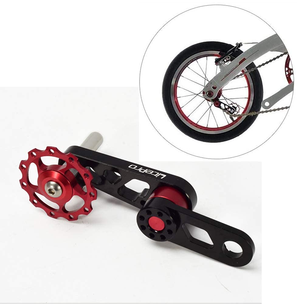 スプロケットバイク折りたたみ自転車ガイドホイール付きサイクリングシングルスピードリアディレイラーチェーンテンショナー Amazon.co.jp: スプロケット折りたたみ自転車付きサイクリングチェーン