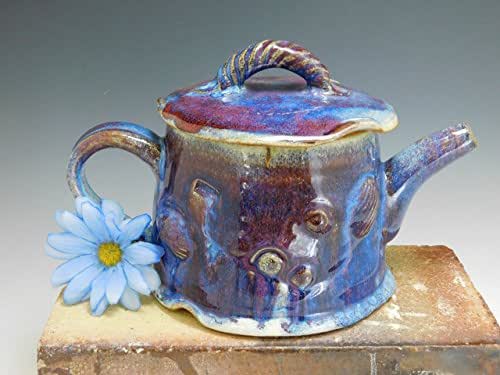 Amazon.com: Teapot, Wheel Thrown/Altered, Tea Pot, Pottery : Home & Kitchen