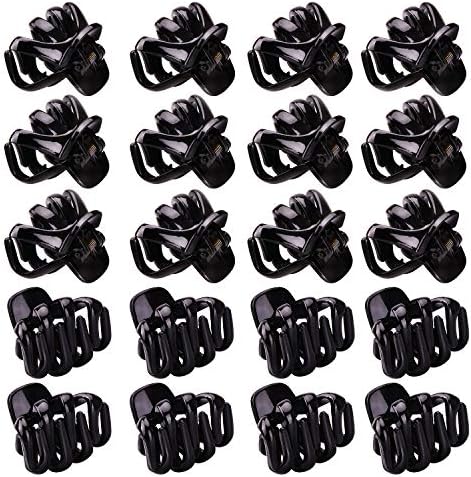 Amazon.com : Ancefine 20 Pcs Small Medium Hair Claw Clips 1.6 Inches ...