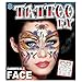 Amazon.com: Tinsley Transfers Carnivale Face Temporary Tattoo FX Face ...