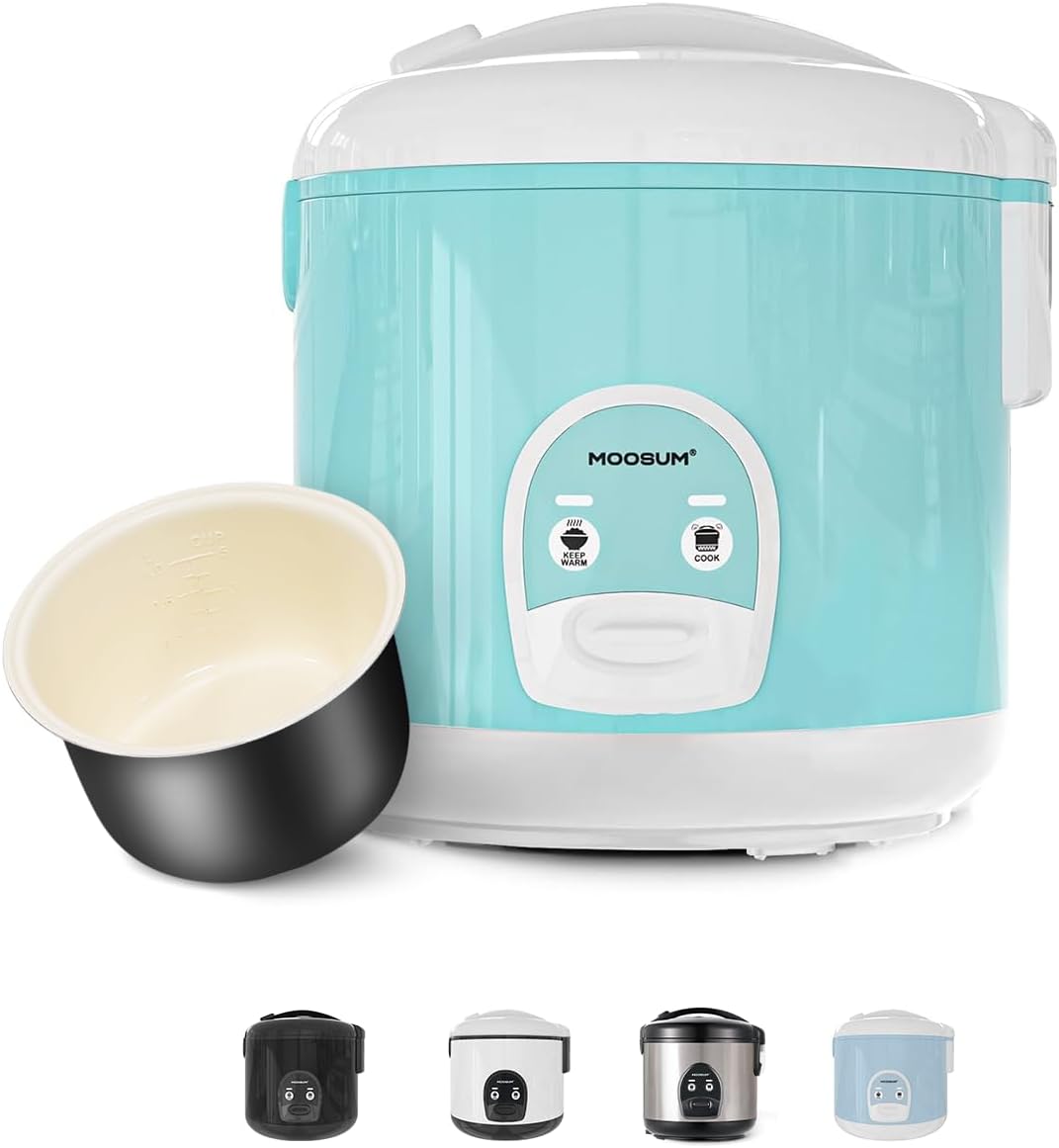 Amazon.com: Moosum Rice Cooker Maker 5-Cup(Uncooked) with Steamer ...