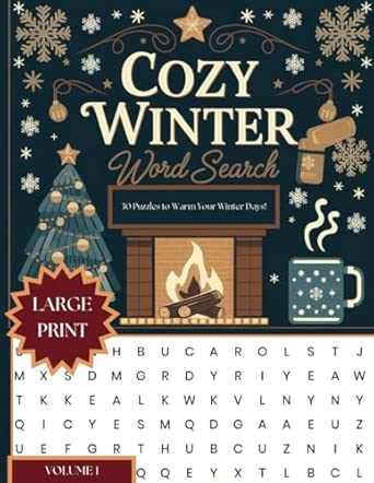 Amazon.com: Cozy Winter Word Search: 30 Puzzles to Warm Your Winter ...