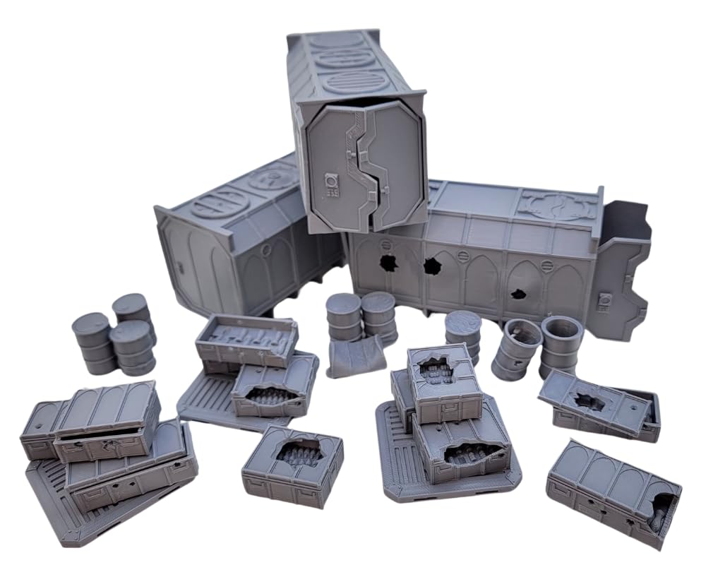 Amazon.com: Gothic Sector Terrain Set: 28mm Scale Buildings & Scatter ...