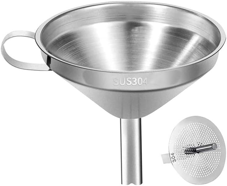 THW® 11 CM/4.2"inch 304 grade Stainless Steel Funnel Food Grade Metal ...