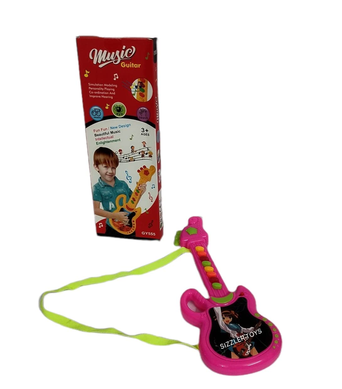 Buy SIZZLER TOYS get Kids Musical Music Guitar Toy for Kids 3+ Ages ...
