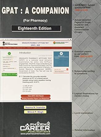 Gpat a Companion Eighteenth Edition : N.N Inamdar: Amazon.in: Books