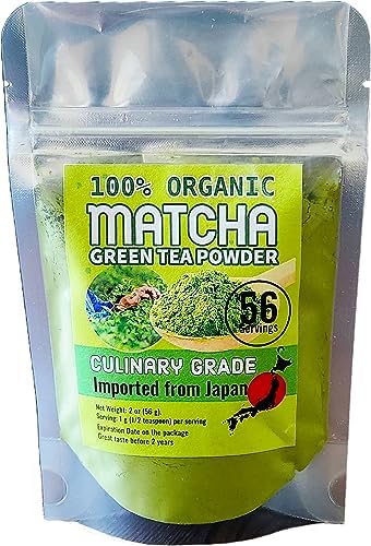 Amazon.com: Organic Matcha Green Tea Powder | Japanese Culinary Grade ...