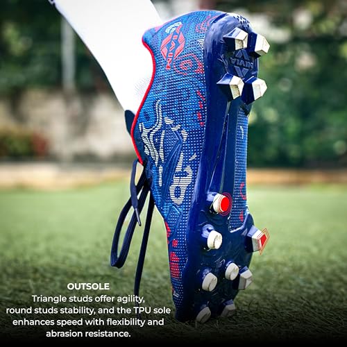 Nivia Safari Football Stud for Men, PU Synthetic Leather Upper, TPU ...