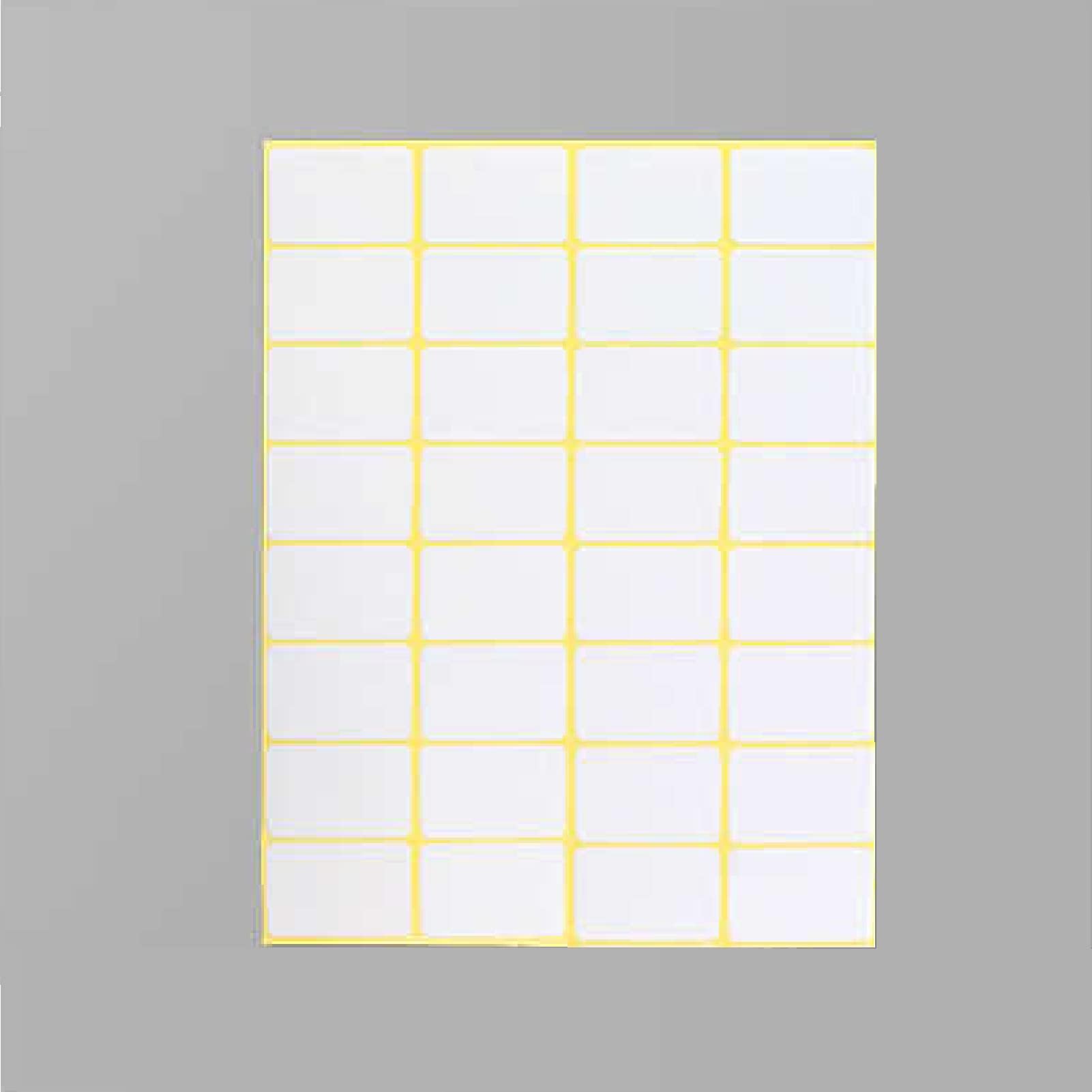 EJI Labels. 96 x Plain White Labels. Self Adhesive Address Labels ...