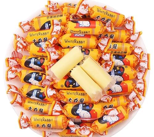 Coffee Flavored White Rabbit Milk Candy 17.7 Ounce (500 Gram), White ...