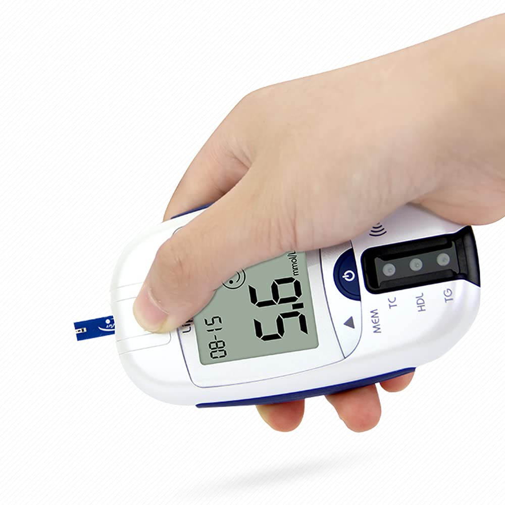 Lipid Test Meter Kit, HDL Triglycerides Cholesterol Test Meter Kit ...