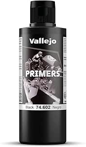 Amazon.com: Vallejo - Surface Primer Color | Black Acrylic Primer 200 ...