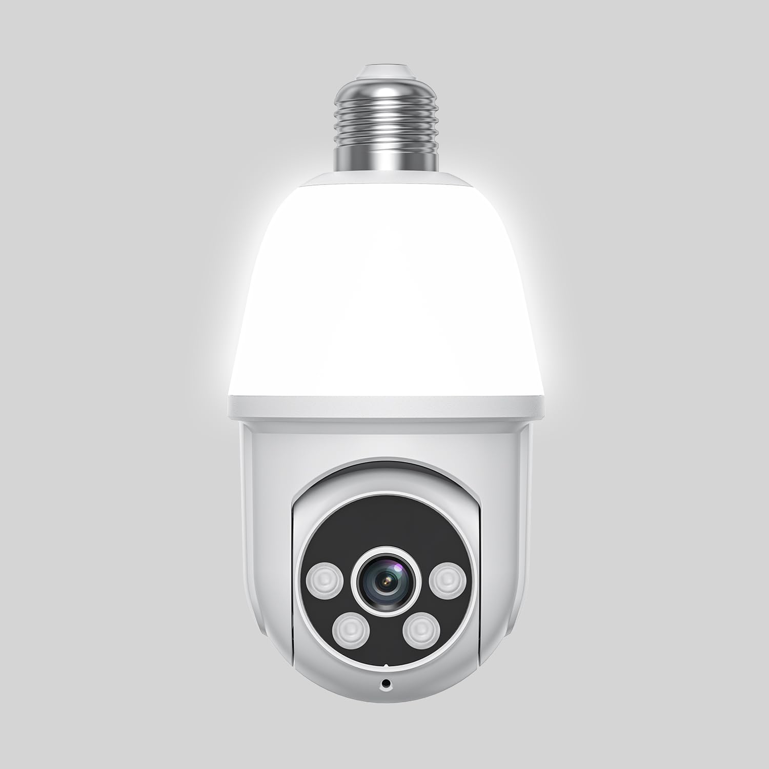 1080p Light Bulb Security Camera, Live View, AI Human Detection, 2-Way ...