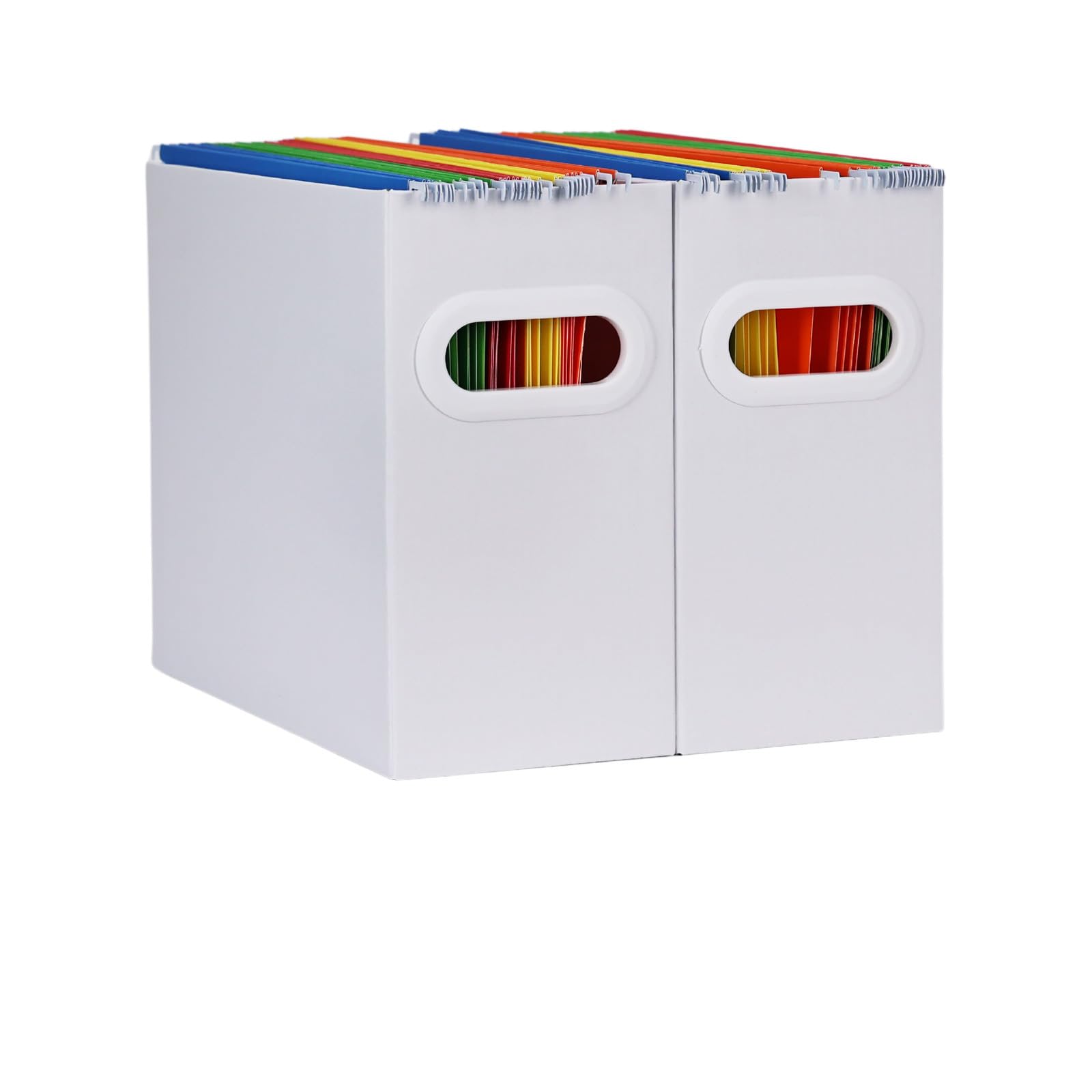 Amazon.com : xiepipipaper Cardboard Hanging File Organizer, Collapsible ...