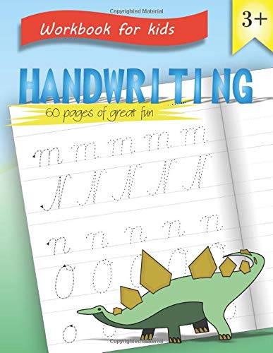 Handwriting Workbook for kids 3+ 60 pages of great fun: Letter tracking ...