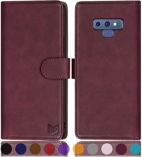 Amazon.com: Belemay Samsung Galaxy Note 9 Wallet Case, Genuine Cowhide ...