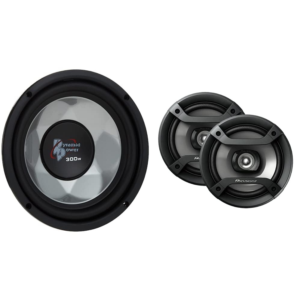 Amazon.com: Pyramid 6" Car Audio Speaker Subwoofer - 300 Watt High ...