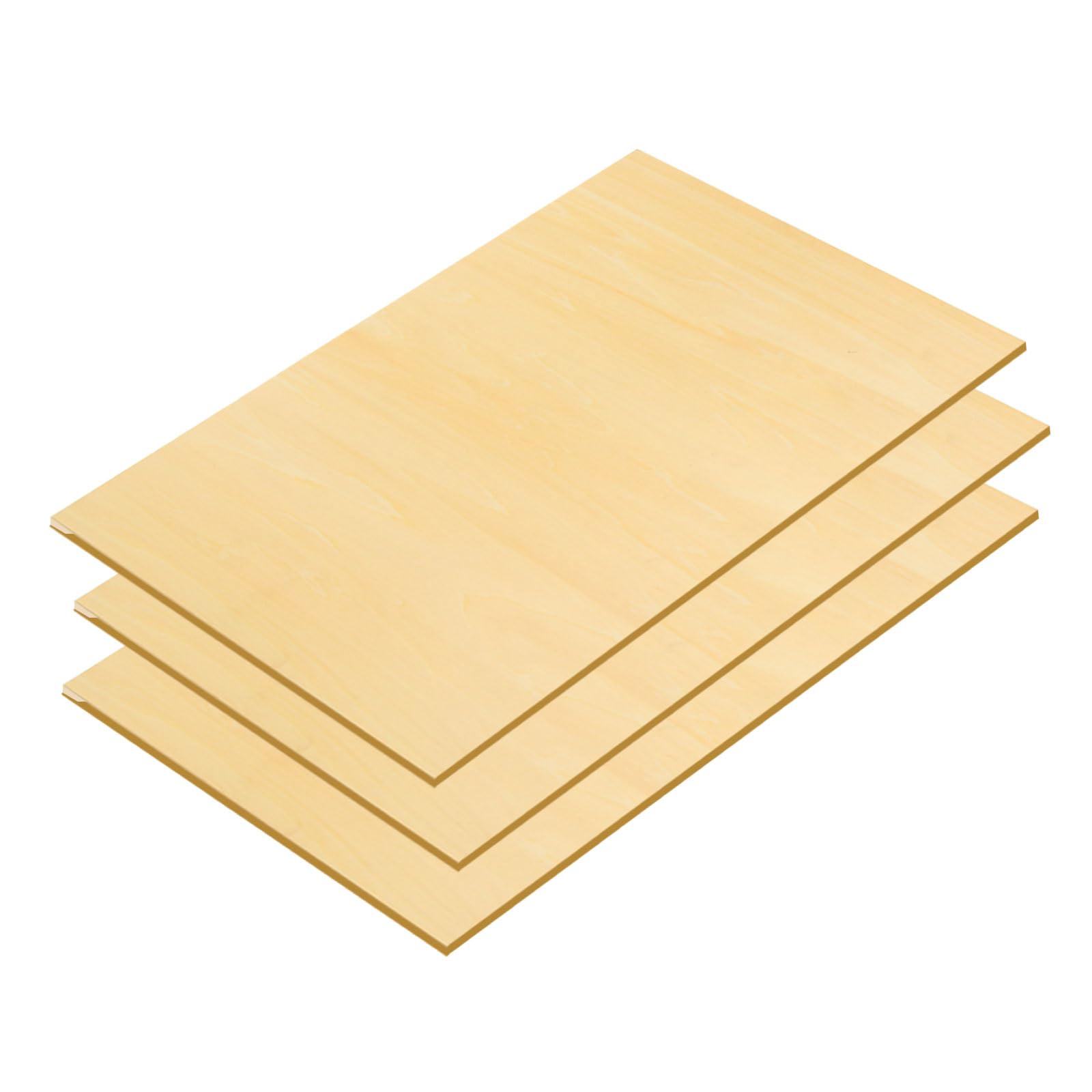 Snapklik.com : 10Pcs 16 X 12 X 1/8 Inch Basswood Sheets, Unfinished ...